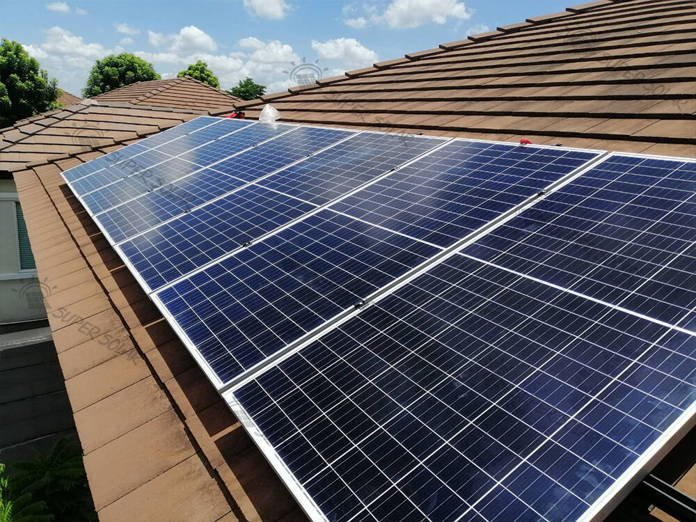 Thailand 3KW Corrugated roof solar system | Rooftop Solar | Super Solar